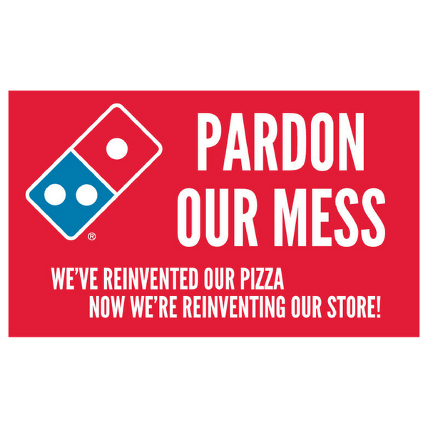 "Pardon Our Mess" Yard Sign | DDDomino's