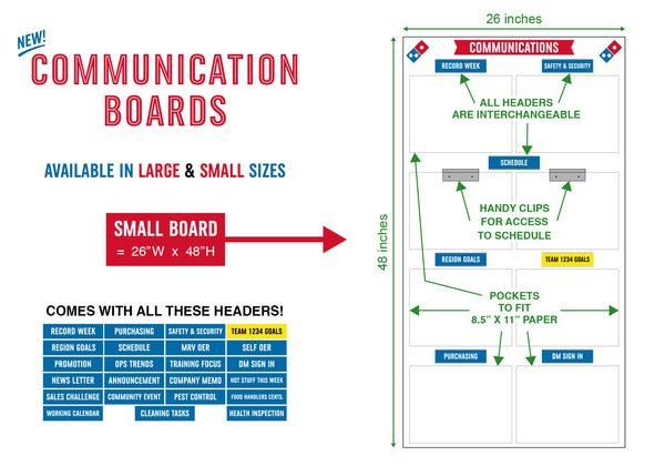 Small Communication Board | DDDomino's